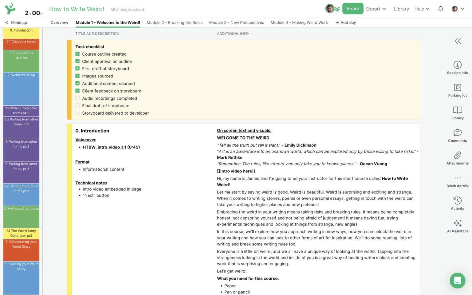 How to create an effective instructional design storyboard | SessionLab