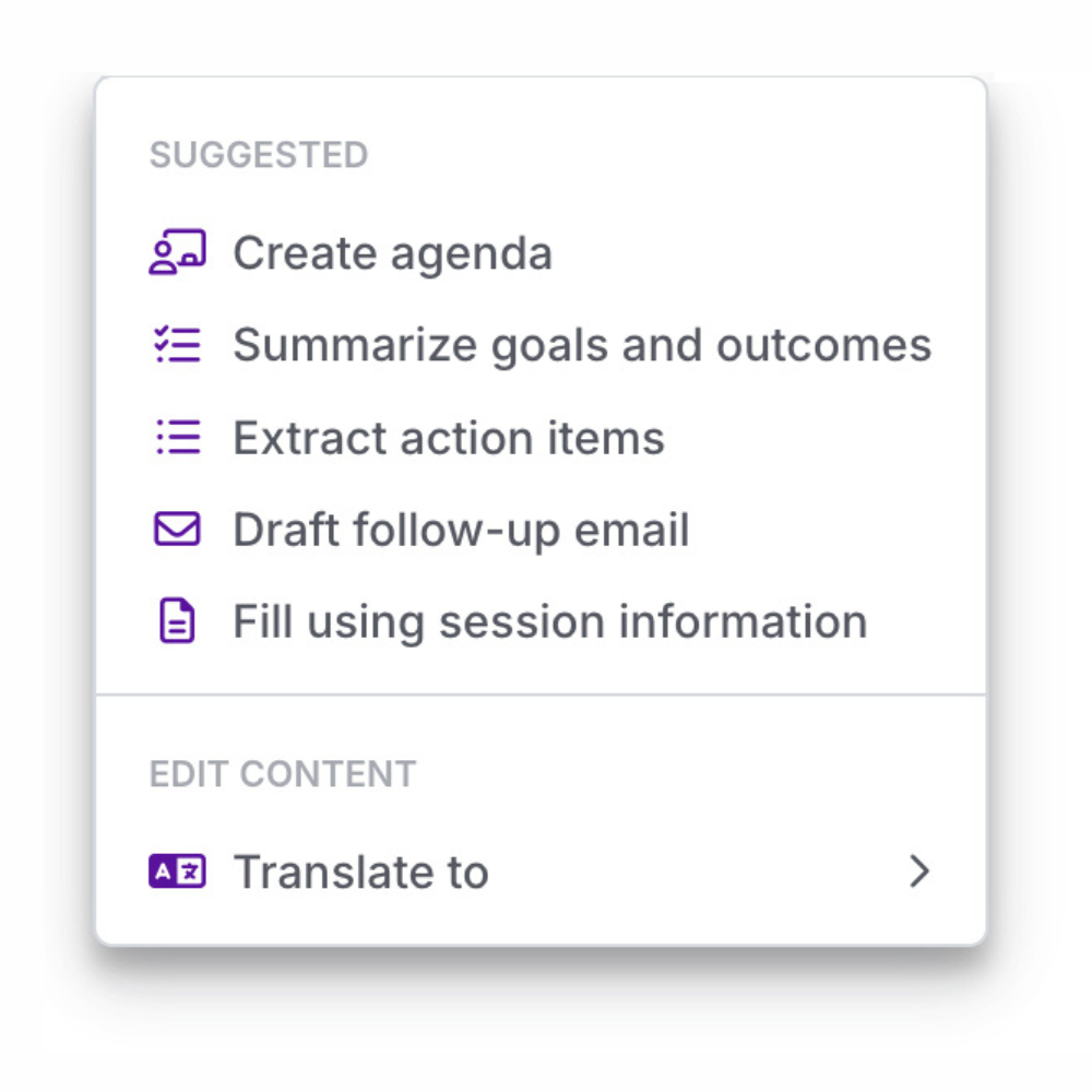 AI Assistant | SessionLab