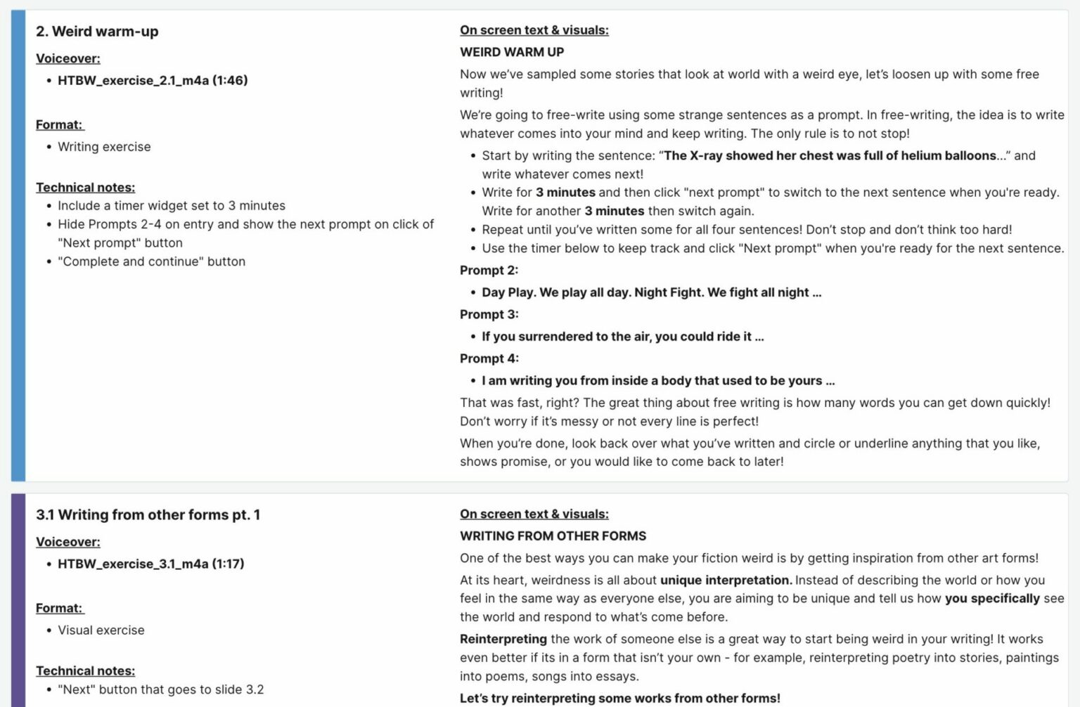 How to create an effective instructional design storyboard | SessionLab
