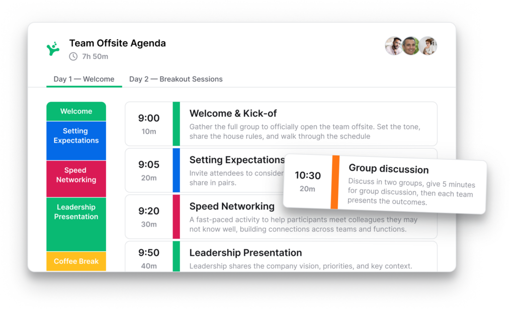 Event Planning | SessionLab