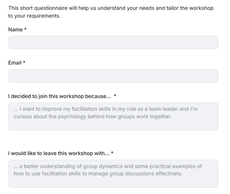 Pre-training and post-training survey questions: all you need to know ...