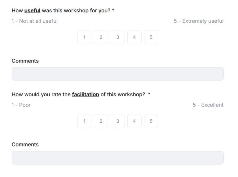 Pre-training and post-training survey questions: all you need to know ...