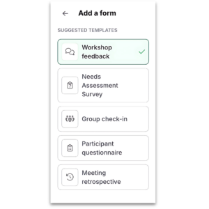 Forms | SessionLab