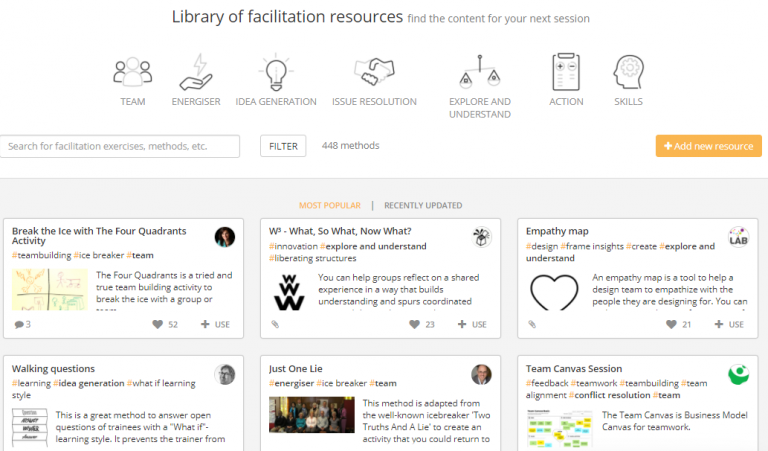 Workshop Activities - Top 10 Free Online Resources (2019 | SessionLab