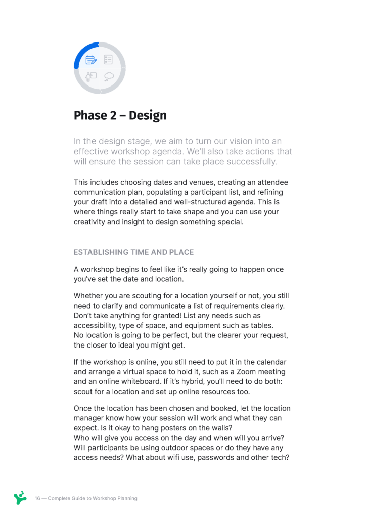 Complete Guide to Workshop Planning PDF | SessionLab