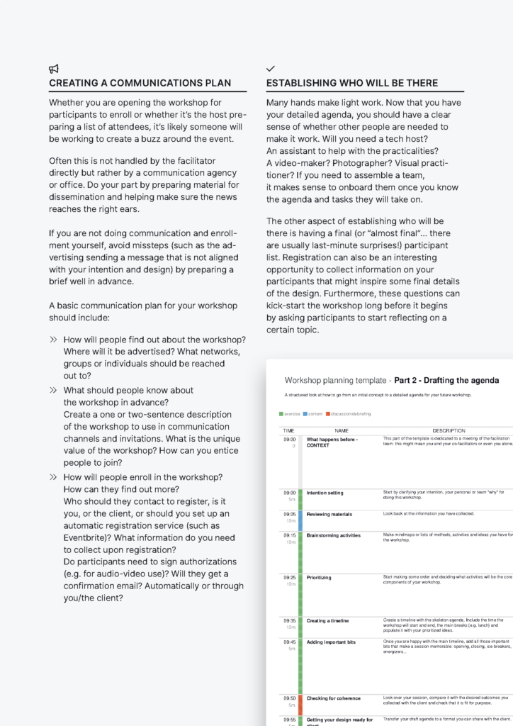 Complete Guide to Workshop Planning PDF | SessionLab