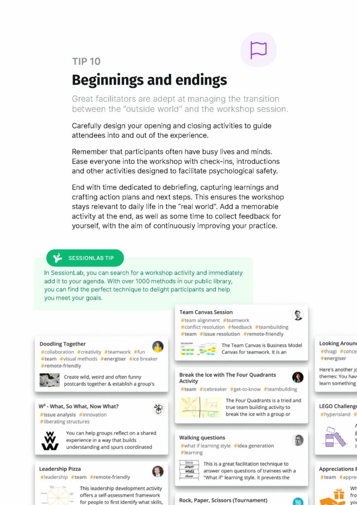 Complete Guide to Workshop Planning PDF | SessionLab