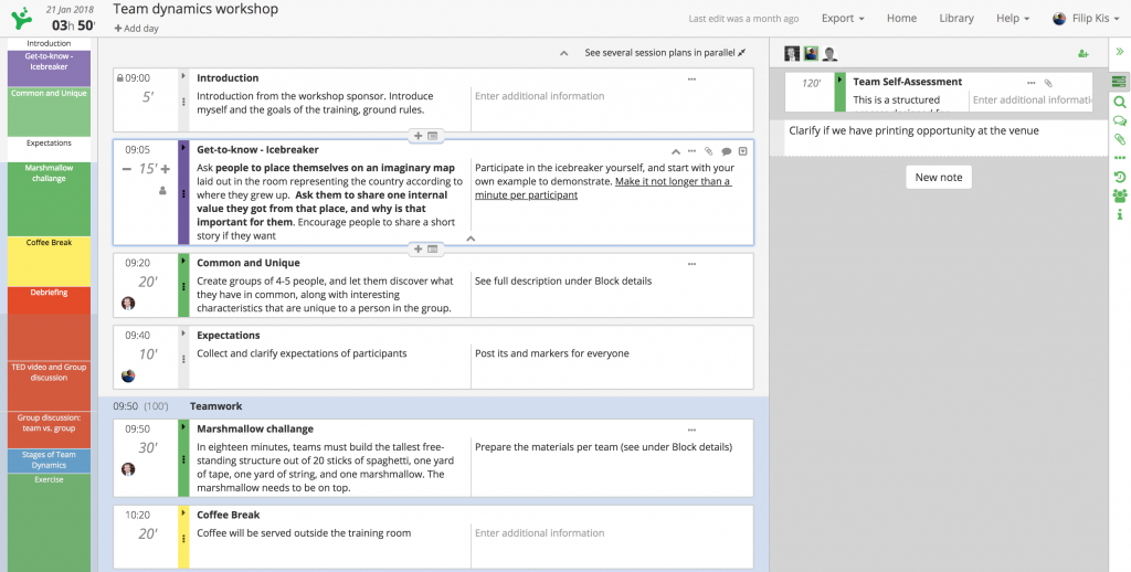 Training courses | SessionLab