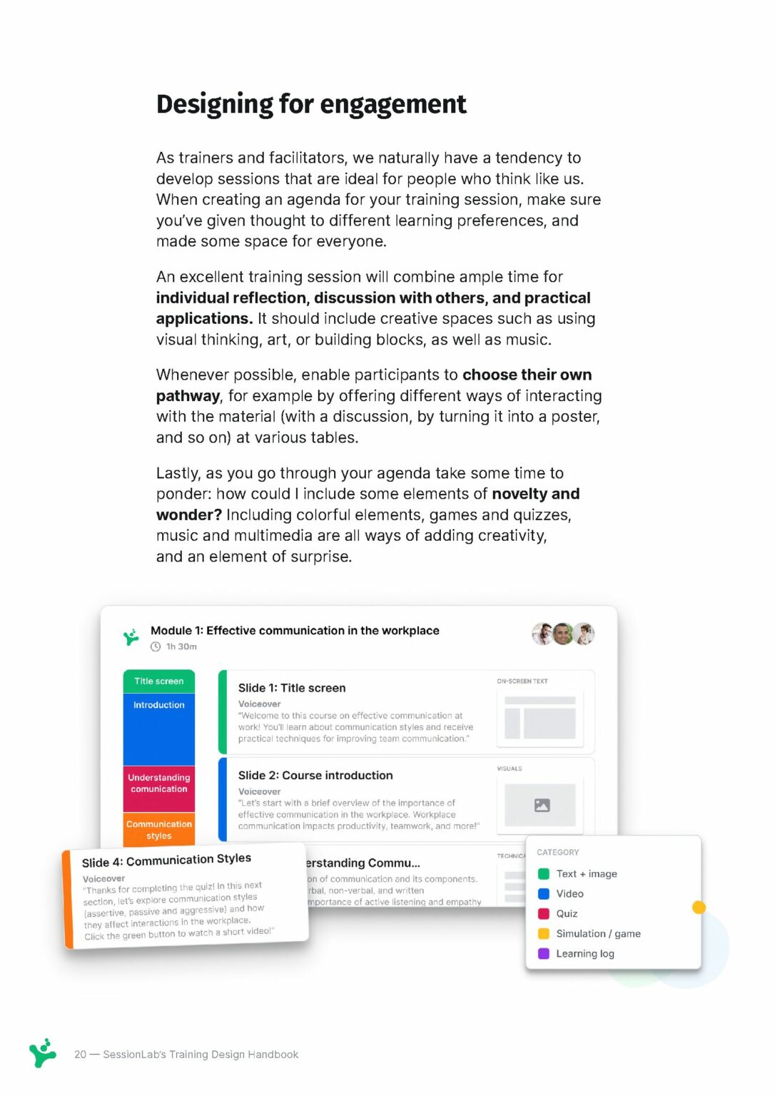 Training Design Handbook | SessionLab